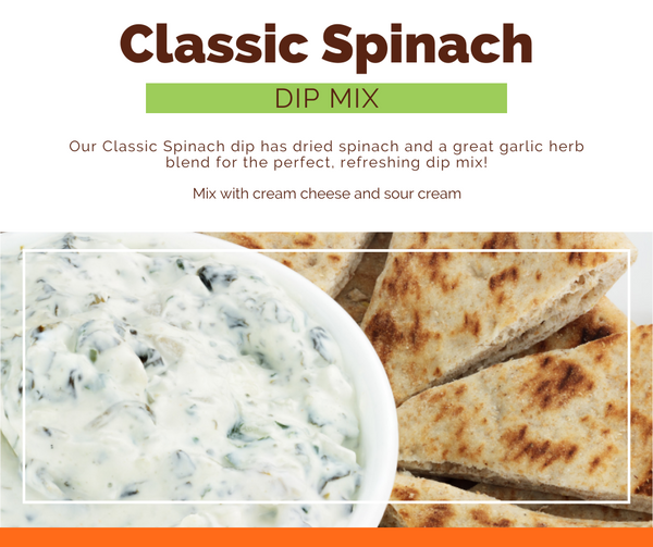 Classic Spinach Dip Mix – Diplicious