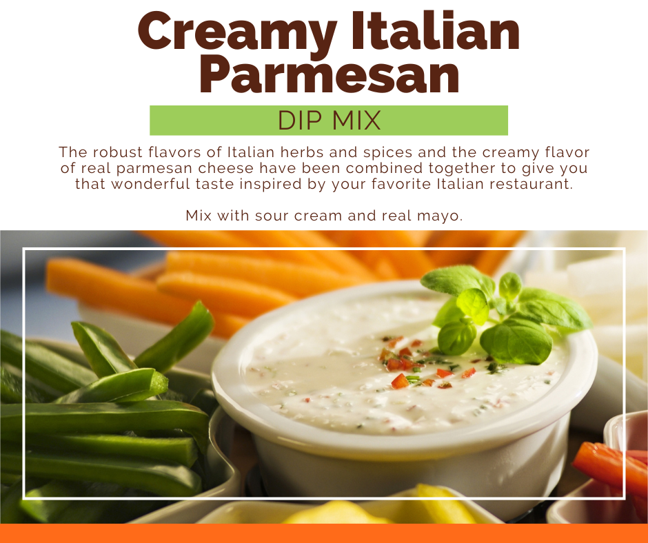 Creamy Italian Parmesan Dip Mix – Diplicious